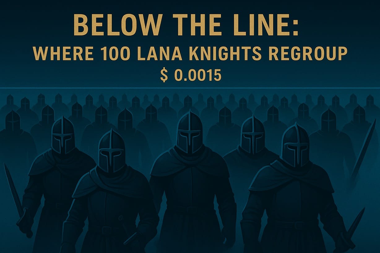 LANA – LANAcoin – Below the Line: Where 100 LANA Knights Regroup ...